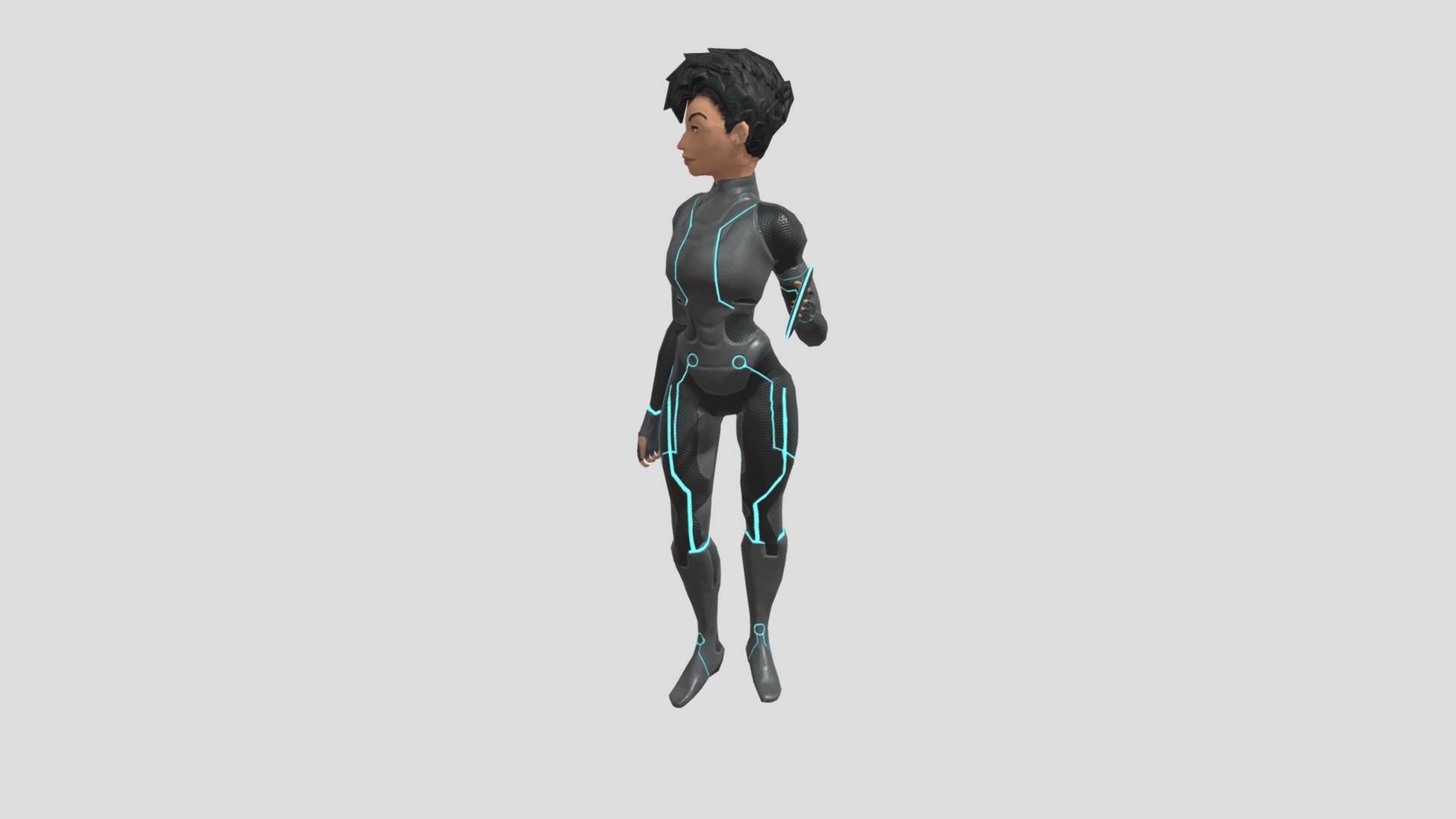 TRON Character Design - Download Free 3D model by wright42 [c359bbc ...