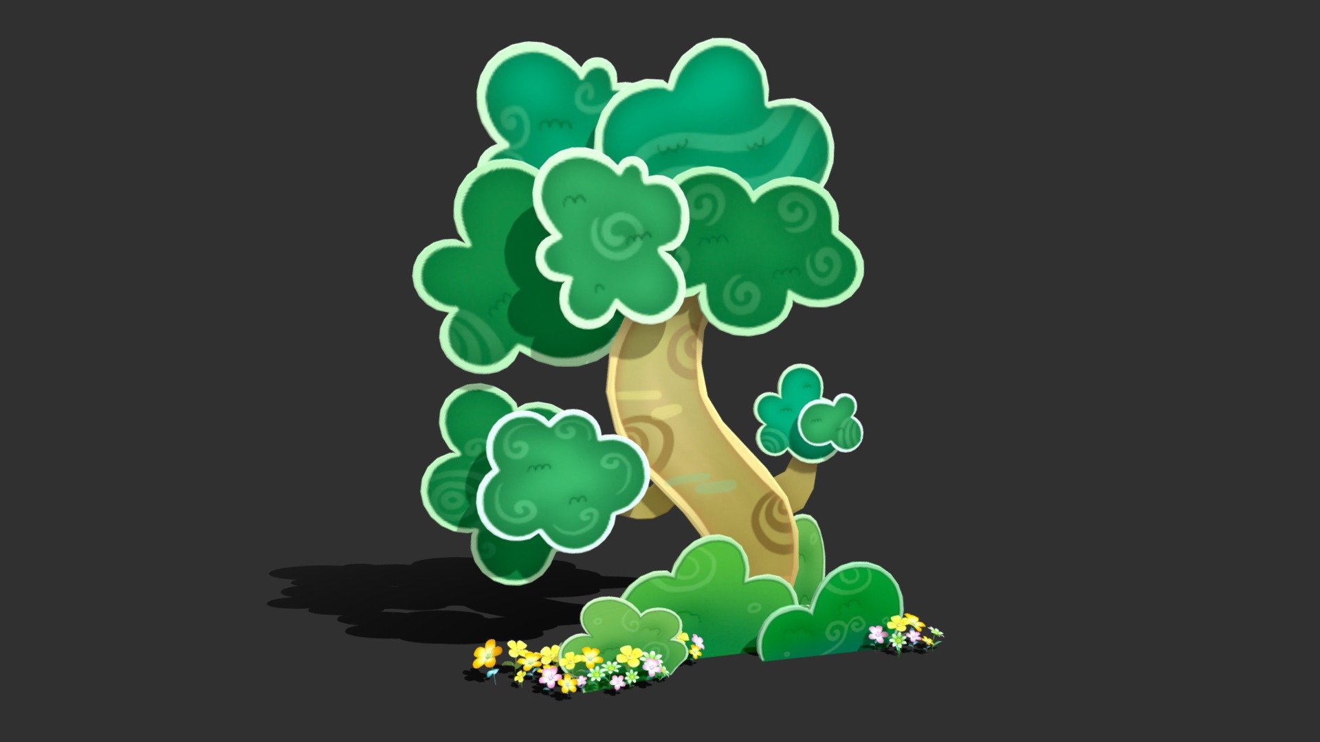 Board tree type - Buy Royalty Free 3D model by ostrich (@gohean33 ...