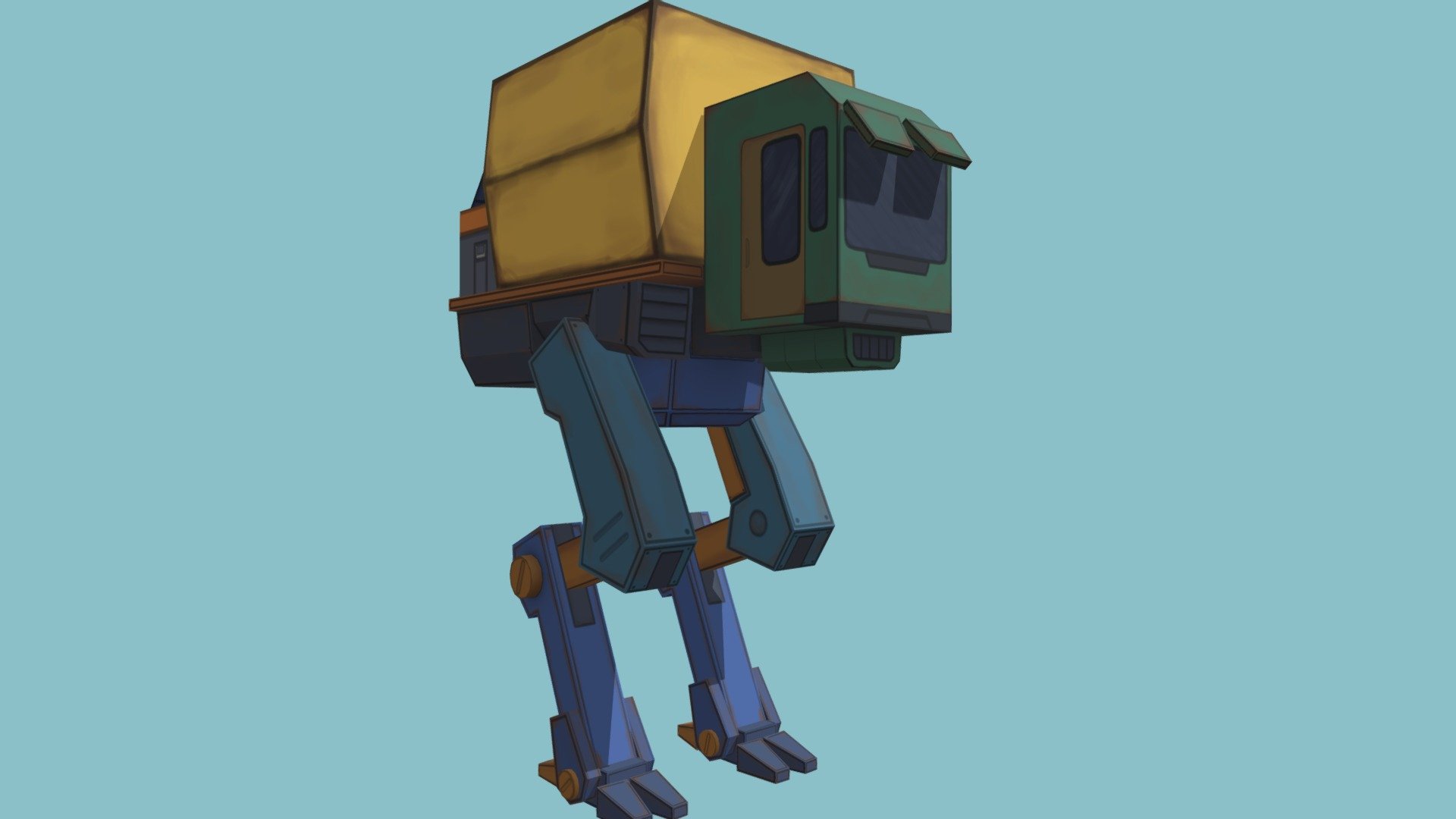 Walker - Download Free 3D model by guigodead [c35bfb0] - Sketchfab