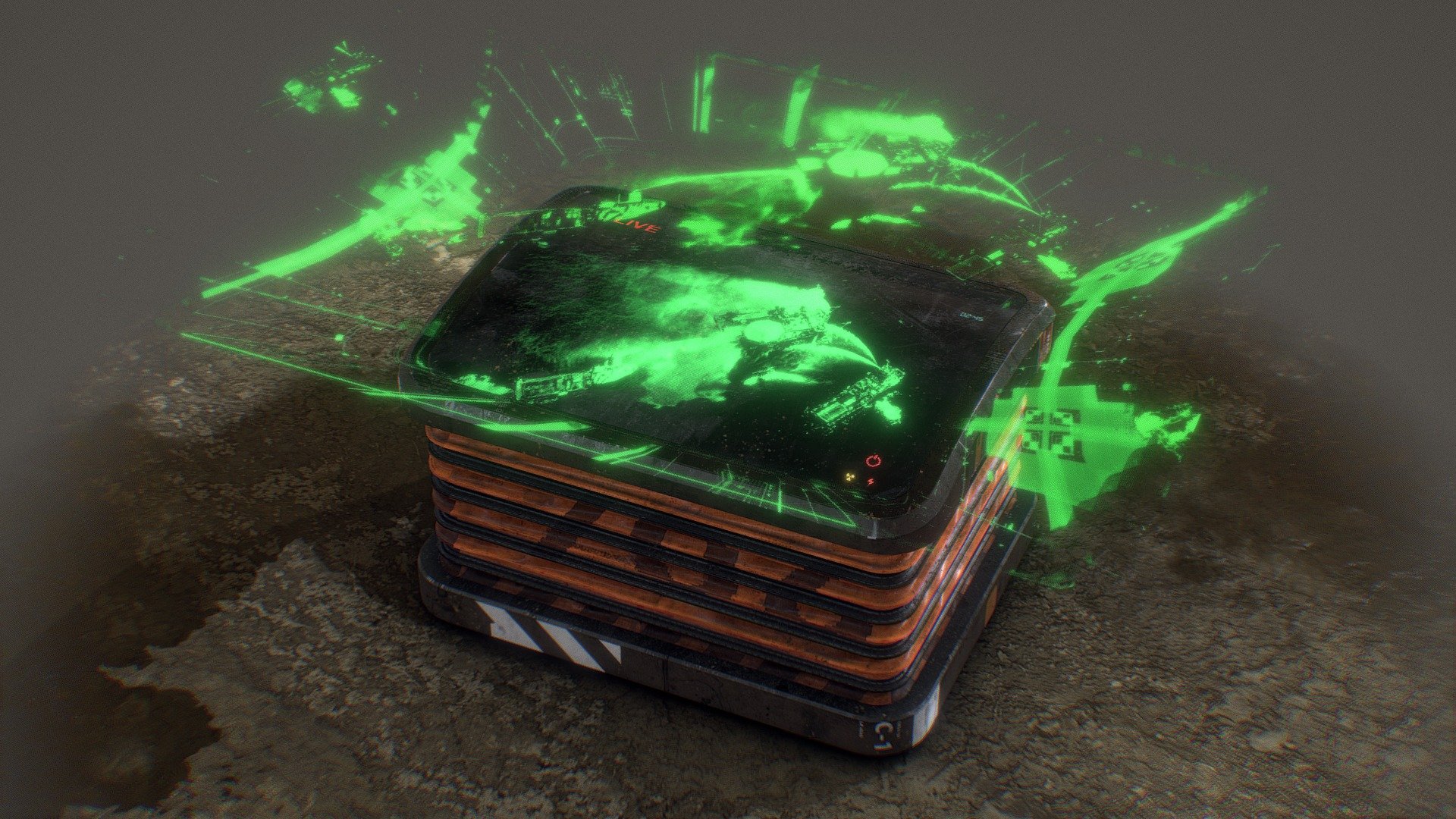 Monitor V - Tactical Emergency Device - Download Free 3D model by ...