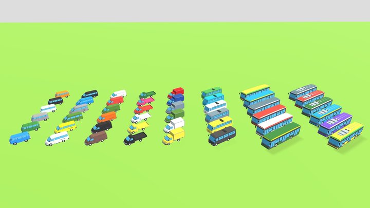 Buses 3D models - Sketchfab