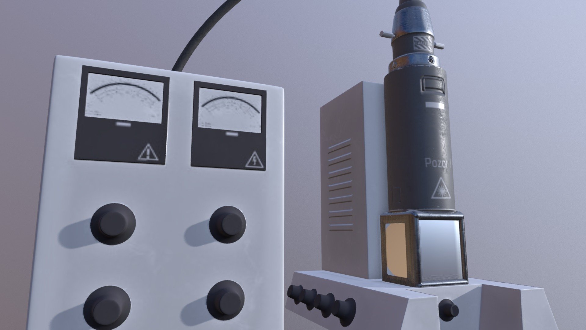 Electron microscope - 3D model by Jan.Picka [c36137f] - Sketchfab