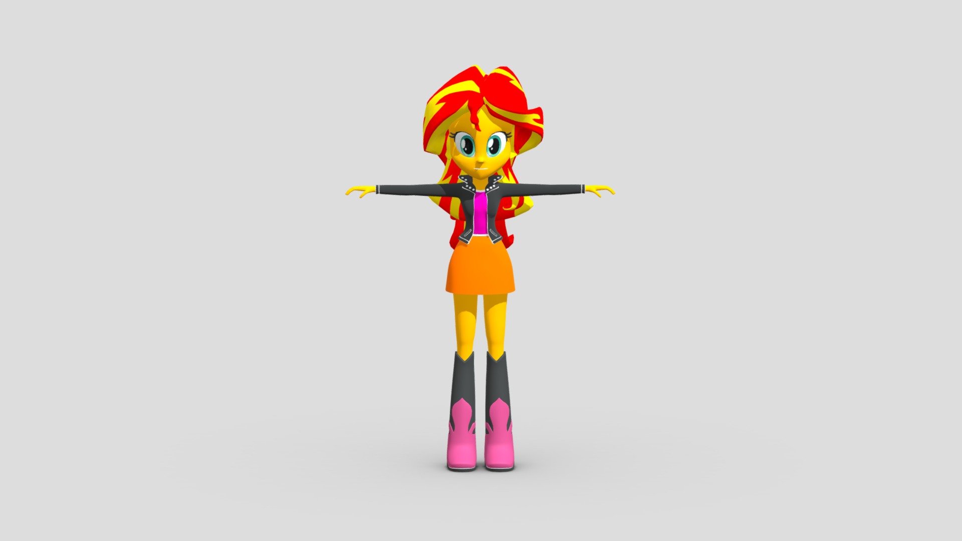 Sunset Shimmer Release - Download Free 3D model by achio.12chavarria [c362299] - Sketchfab