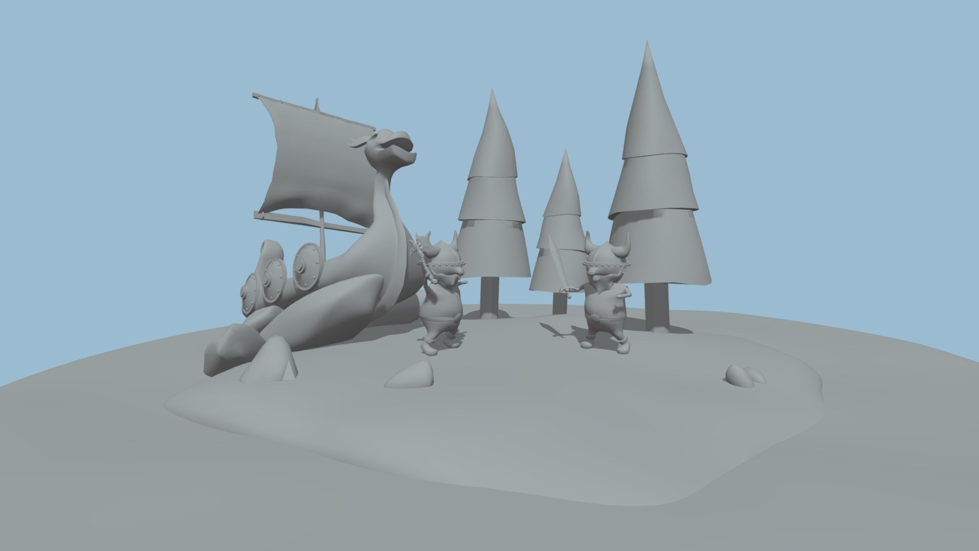 Viking Scene - Download Free 3D model by AlessioPassera [c363e54 ...