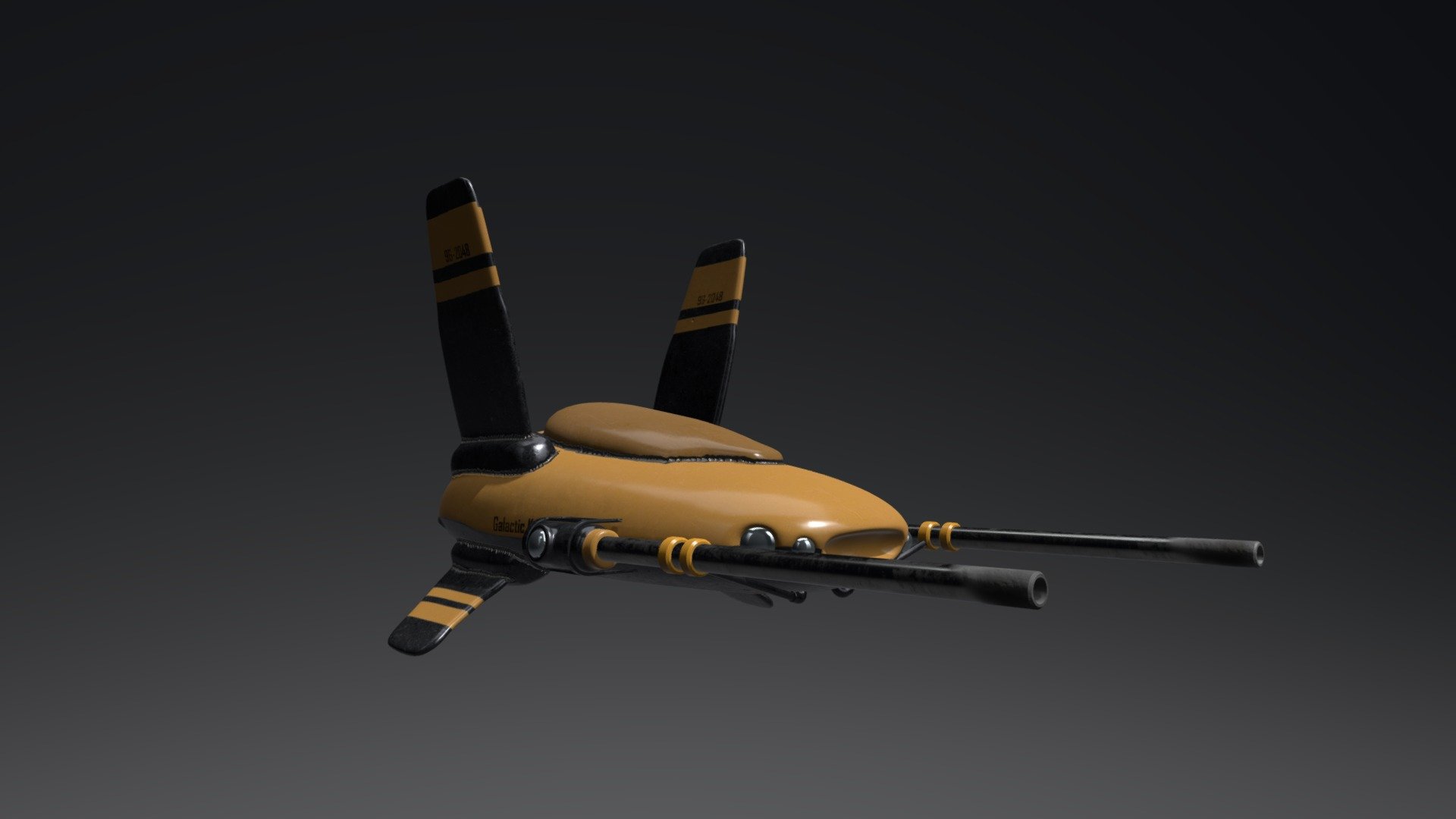 Intergalactic Spaceship - 3D model by Taylor Kemp (@tslater) [c3651cf ...