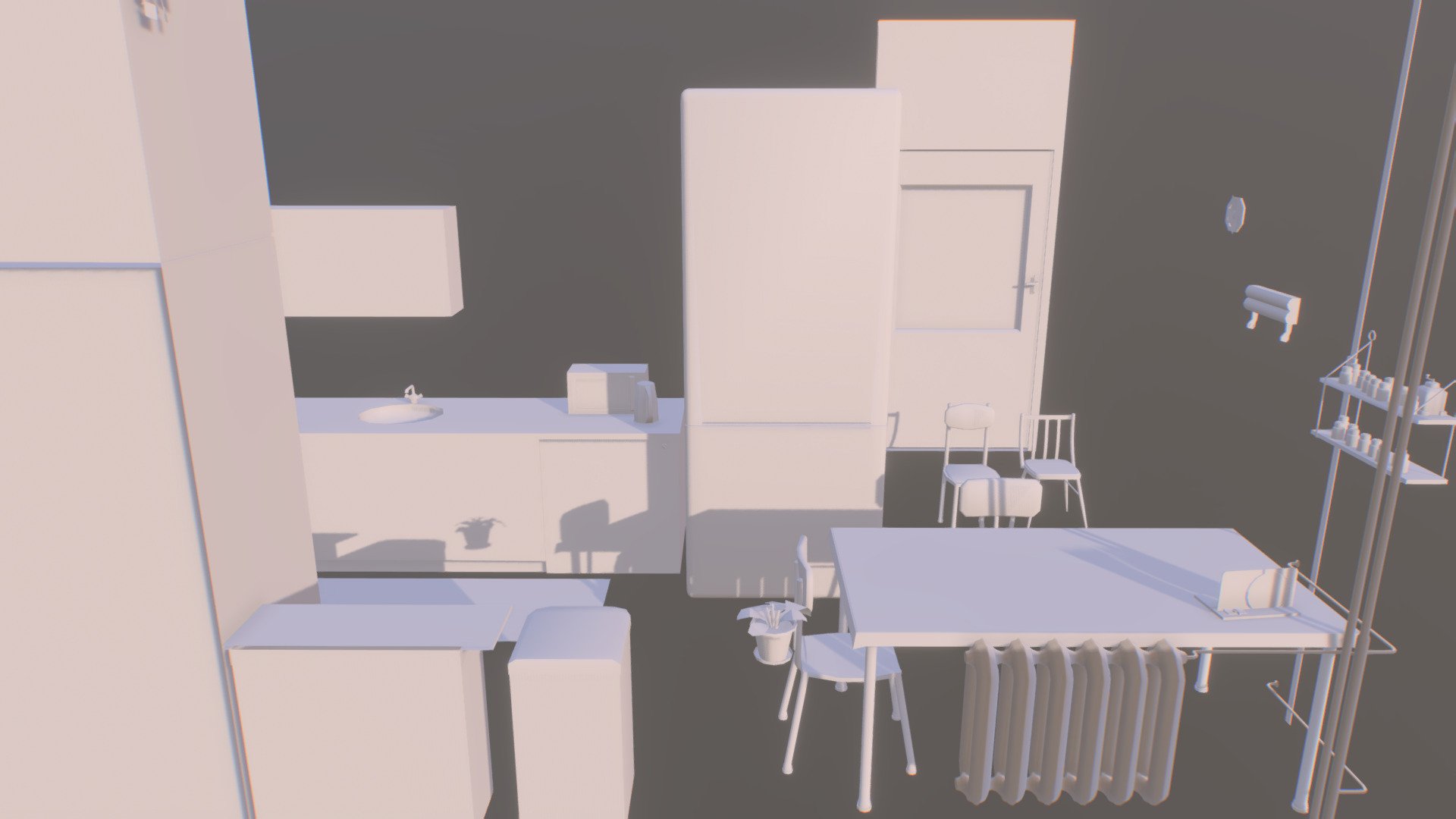 Kitchen - 3D model by 890136 [c365448] - Sketchfab