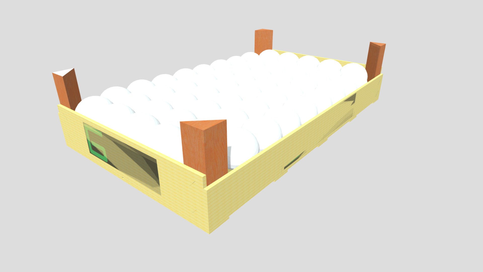 Cassetta 30 x 50 x 5 da funghi - 3D model by lodisrl [c3684e6] - Sketchfab