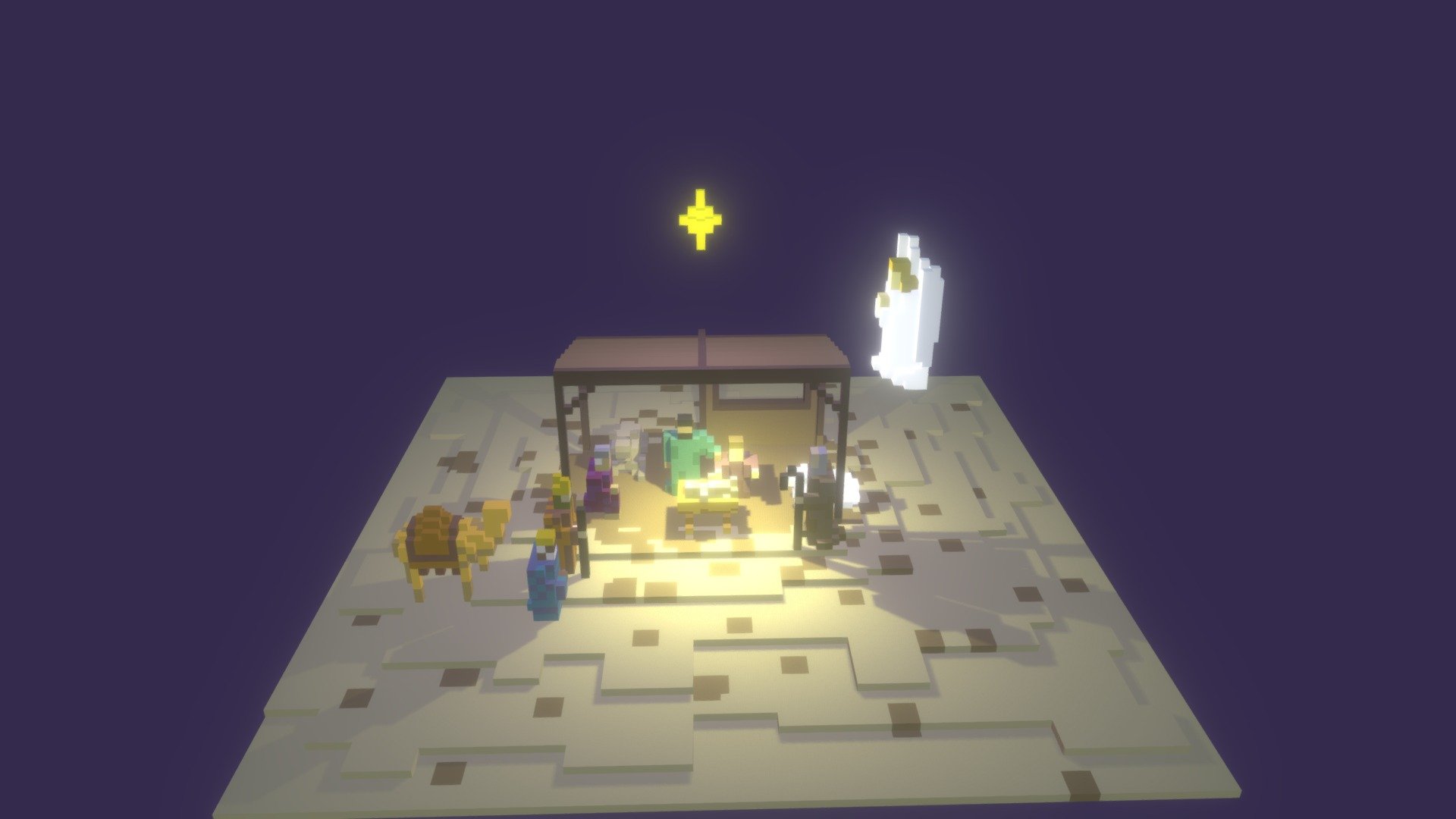 Nativity Scene - 3D model by Maker Moose (@mastr.m00se) [c368aab ...