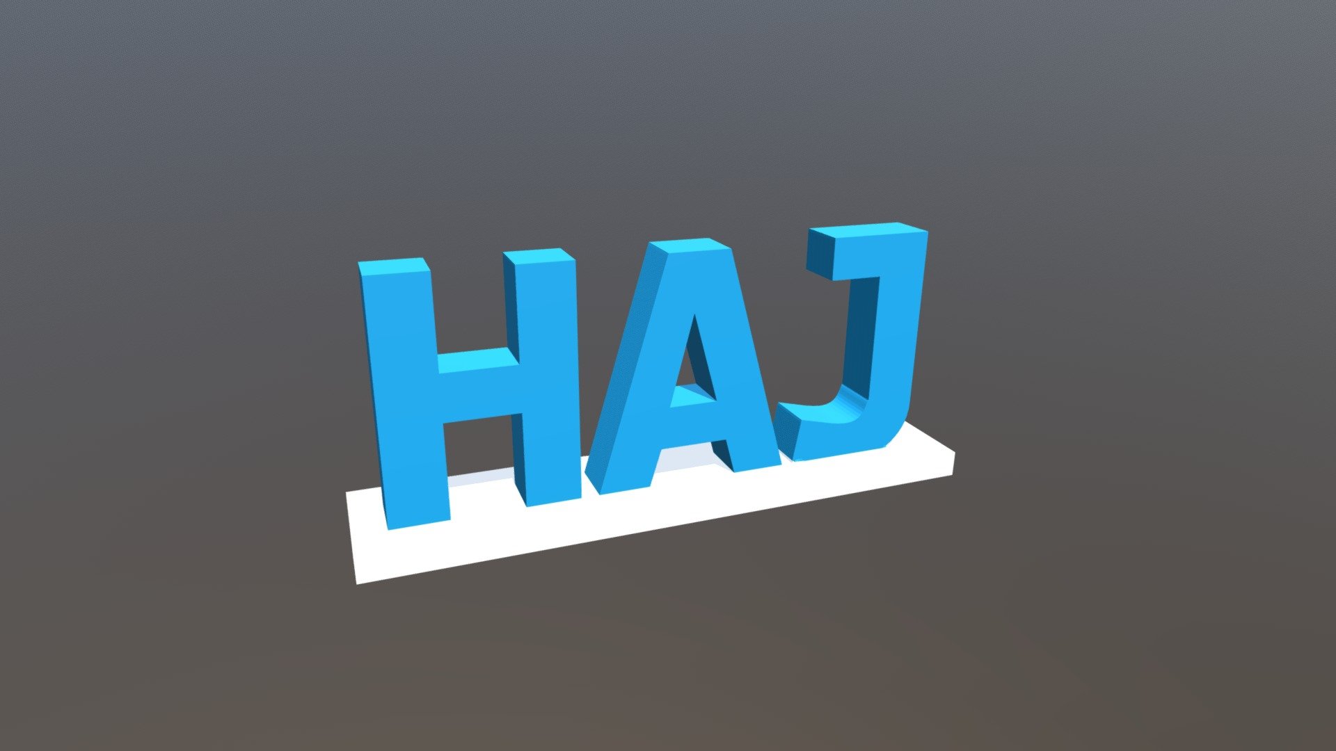 HAJ Logo Tex Fertig - 3D model by Formwerk3D [c36f37d] - Sketchfab