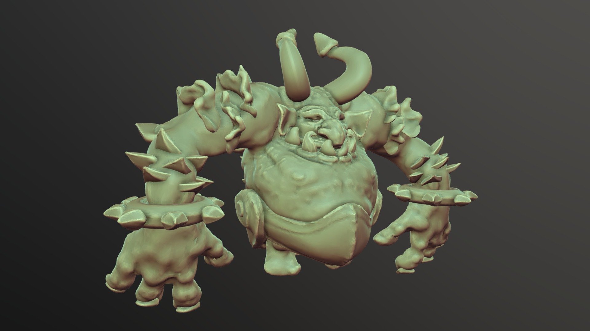 Shortlegged ogre - 3D model by Manun (@crazymanuel) [c36f59e] - Sketchfab
