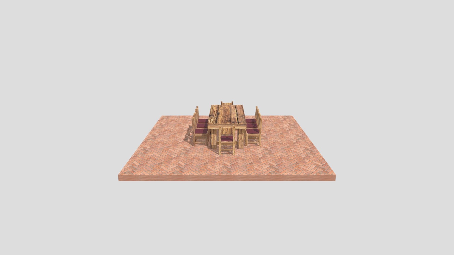 Medieval Dining Room - 3D model by A.Ghedin (@Alessandro.Ghedin) [c36f6c7] - Sketchfab