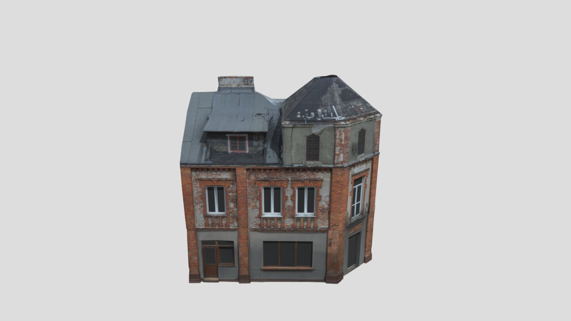 Corner Shop Pruszkow - 3D model by mooncatkiller [c36fb56] - Sketchfab