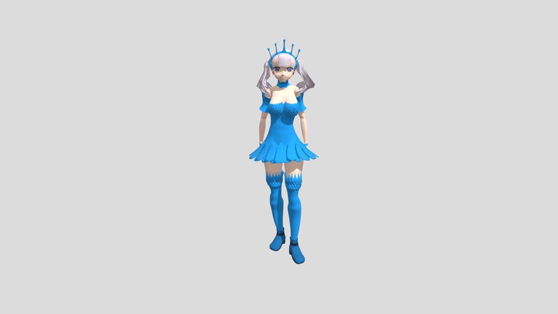 blue doll - 3D model by Zahid Mama (@zahidmama) [c37051f] - Sketchfab
