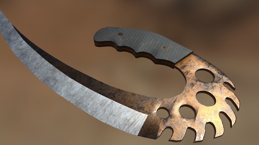 Reaper Knife - 3D model by Pr0t0Ss12 (@mp55556) [c3708b4] - Sketchfab