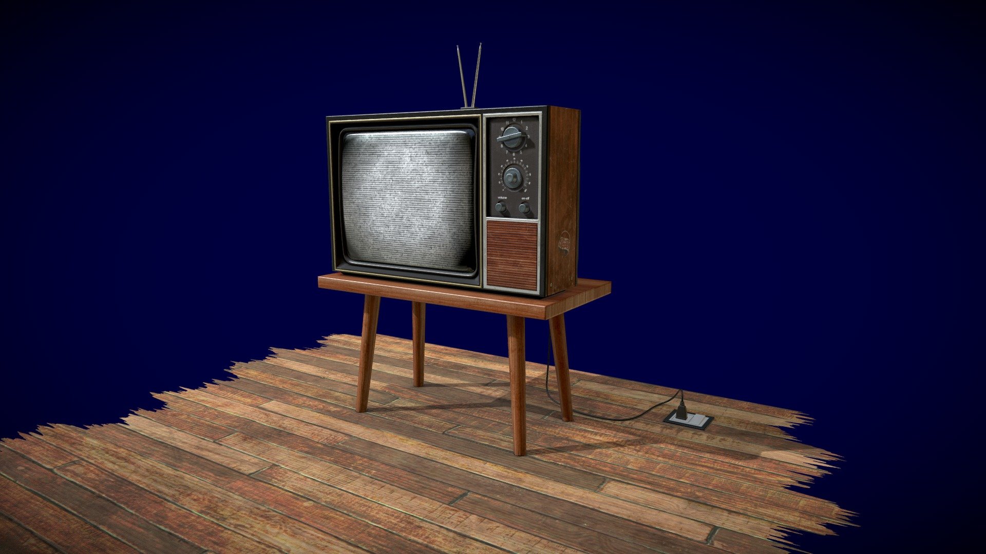 Retro TV - 3D model by Rakesh Rawat (@rakesh_rawat) [c370c3c] - Sketchfab