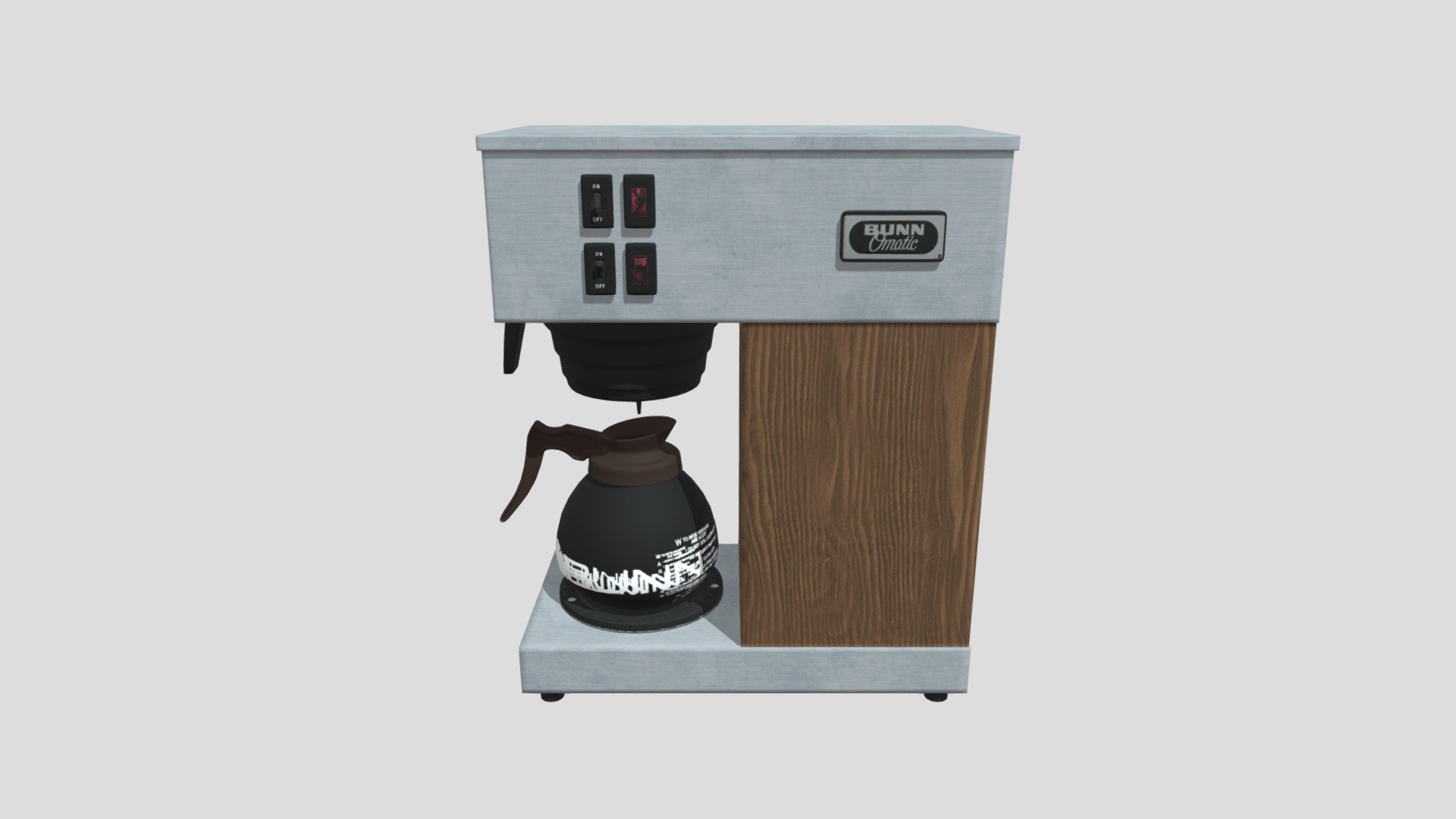 BUNN Retro coffee machine - Download Free 3D model by Mua (@mualab ...