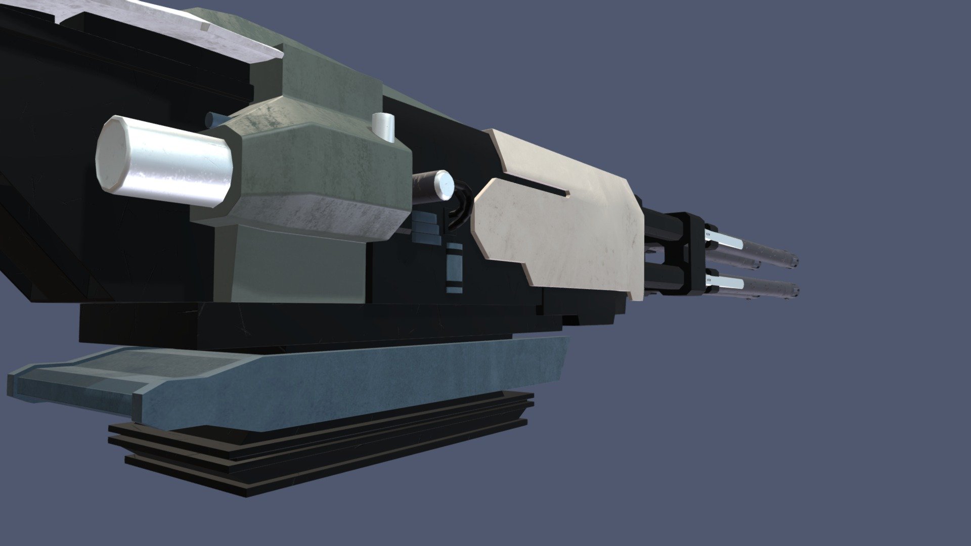 Multi Cannon - Download Free 3D model by Kibagichi [c37173a] - Sketchfab
