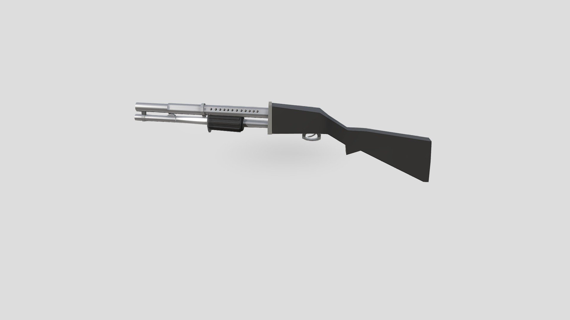 Lowpoly Shotgun - 3D model by PranjalRaut [c37213e] - Sketchfab