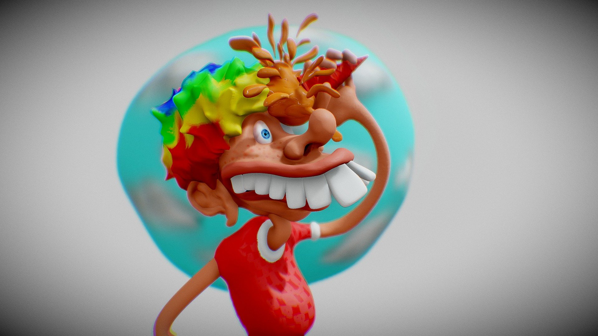 IceCreamKid - 3D model by alt3ra [c3744eb] - Sketchfab
