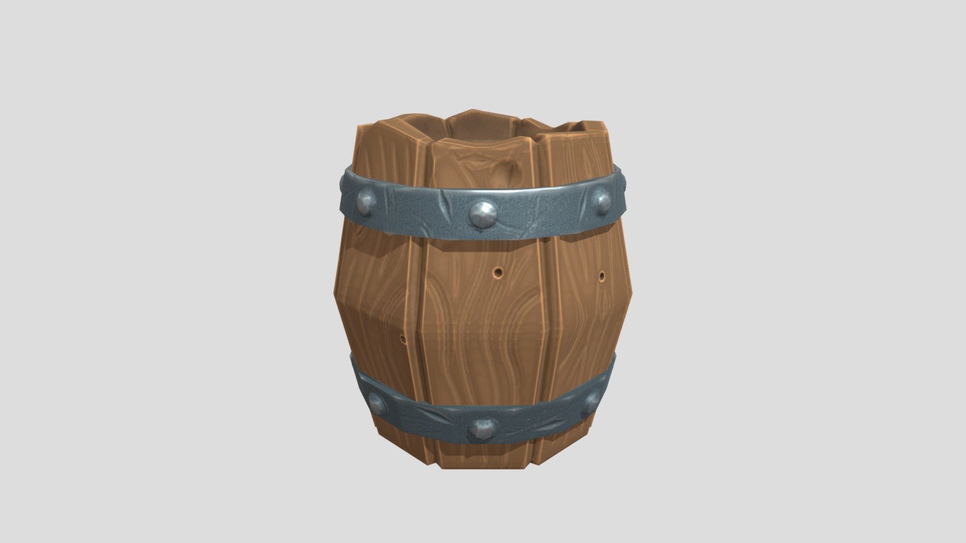 Barrel Stylized Low-Poly - Download Free 3D model by 3dmaxxx [c3749ed ...