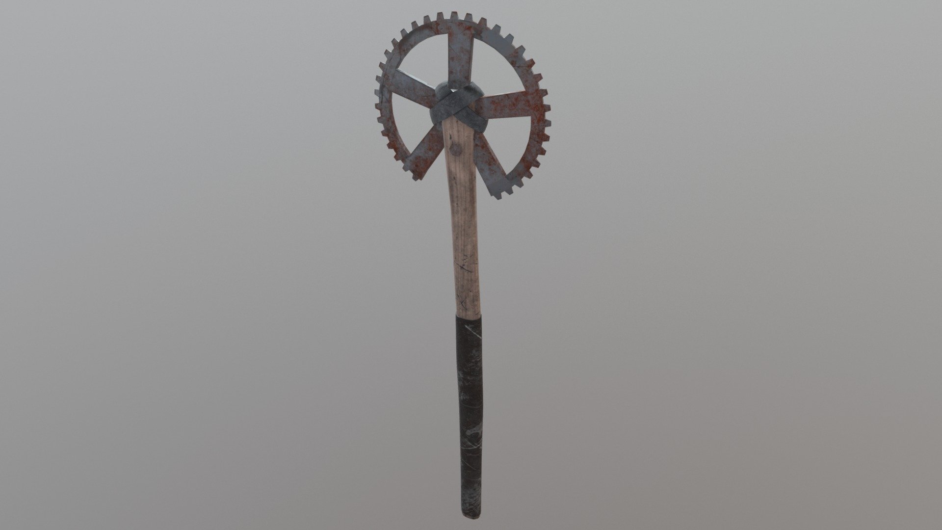 Gear Hand Axe - 3D model by carlosacosta [c378514] - Sketchfab