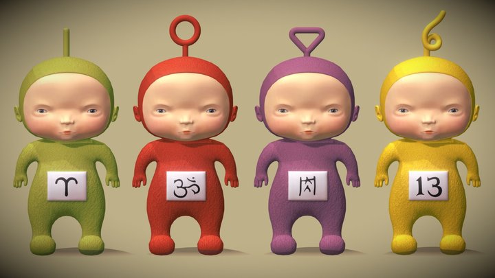 Tubbies 3D models - Sketchfab