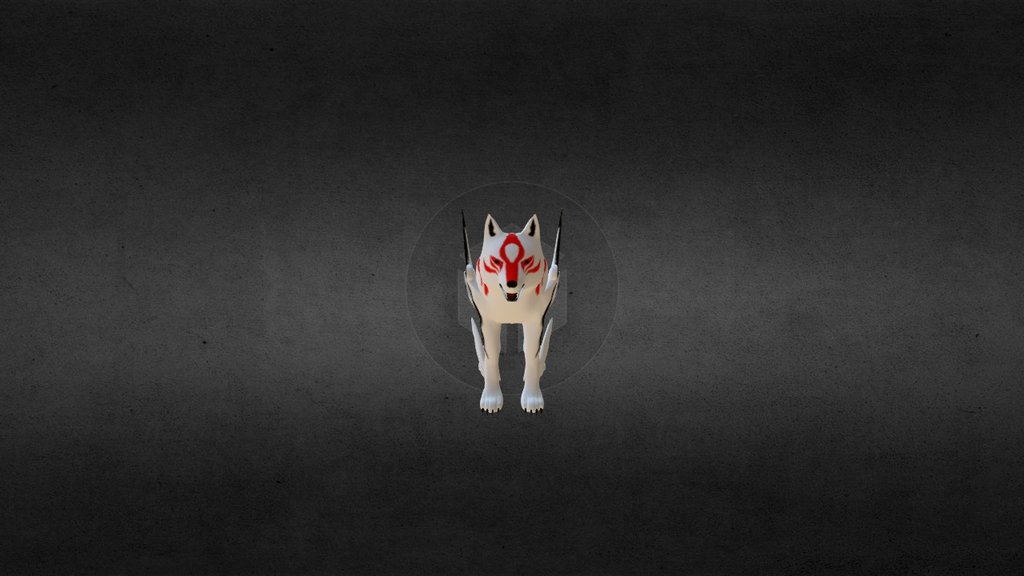 Okami Amaterasu - 3D model by Thessera (@katarinastene1d7940d3f1ae49cd ...