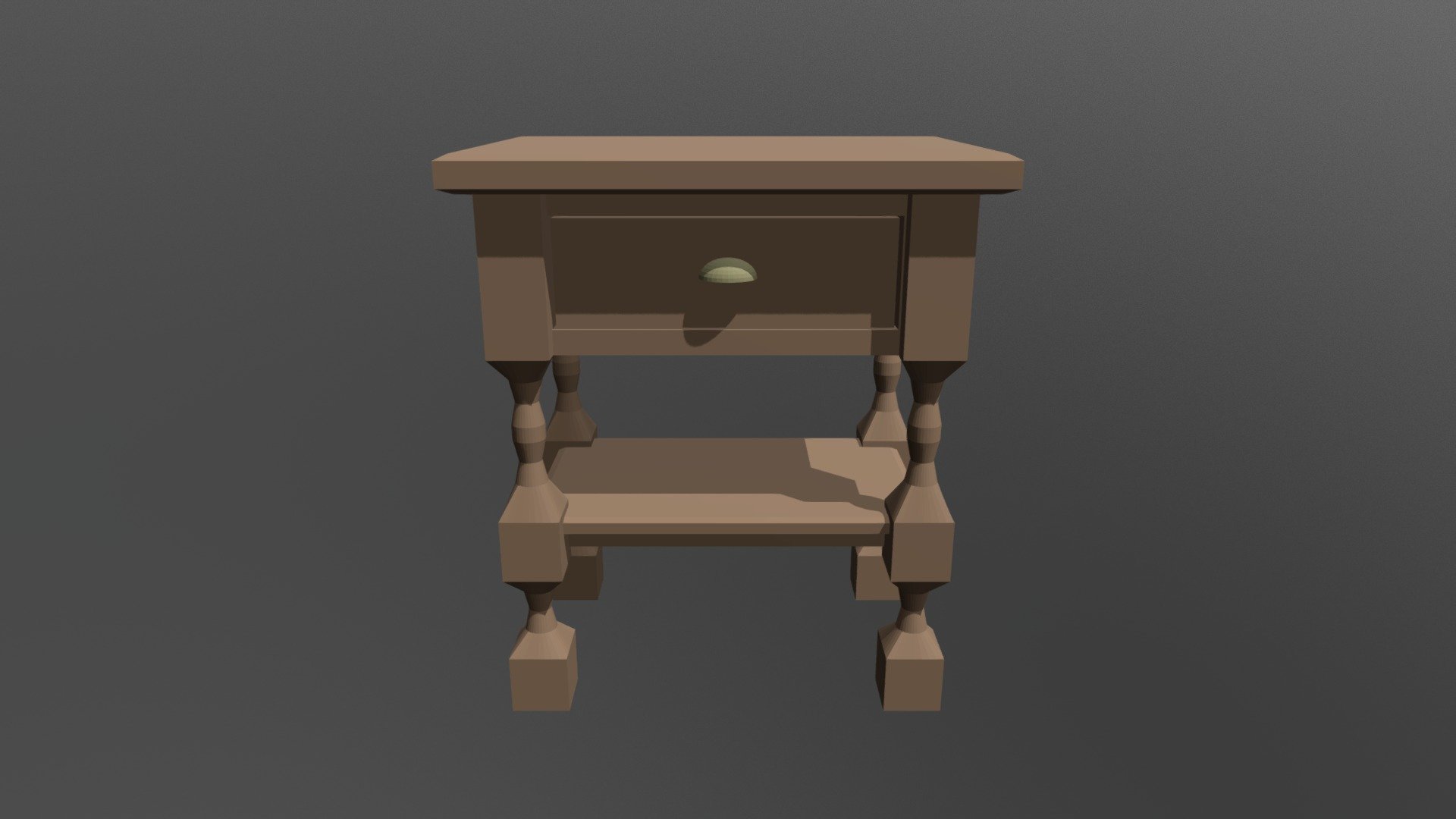 Bedside table - 3D model by Maf'j Alvarez (@blujay) [c37e8e3] - Sketchfab