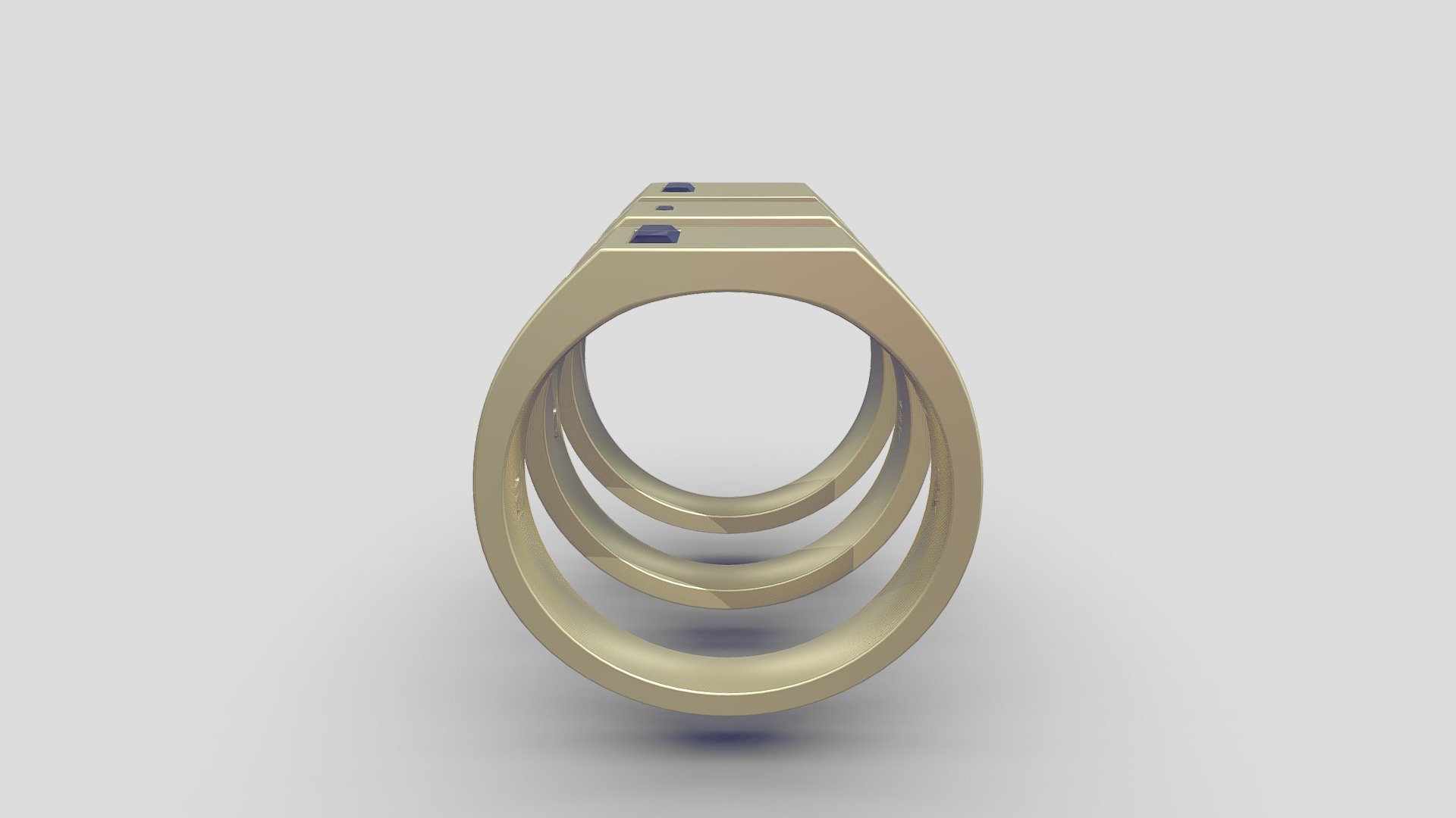 AU-43954 Three Rings - Download Free 3D model by automicgold ...