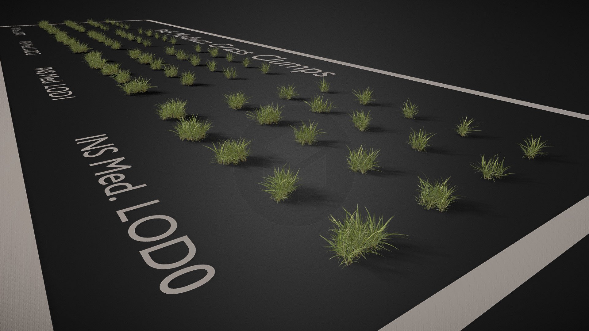 INS medium clumps realistic grass with 4 LOD's - Buy Royalty Free 3D model by marcin_malcherek ...