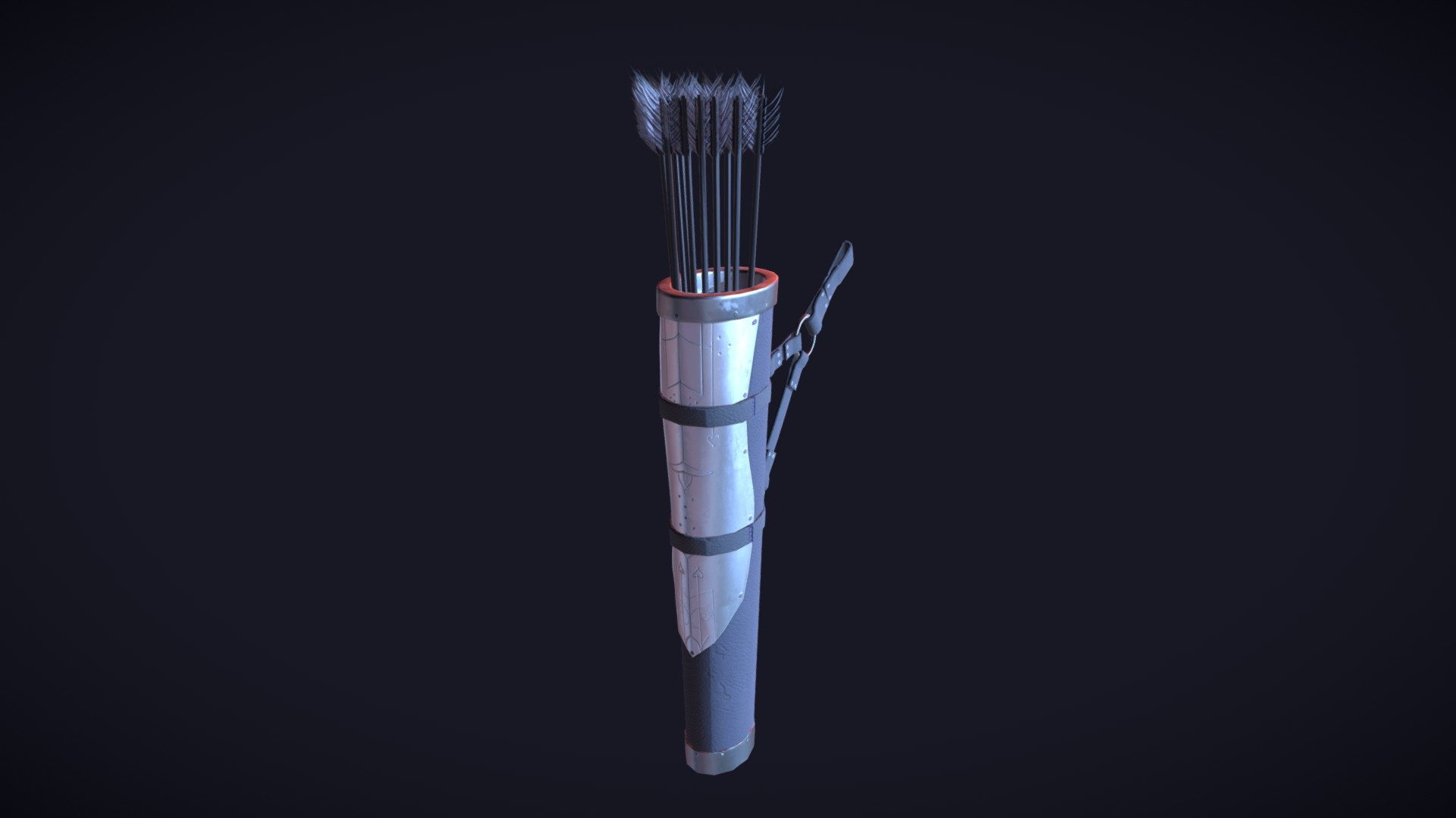 Quiver and Arrows - Download Free 3D model by gabdore [c37ece2] - Sketchfab