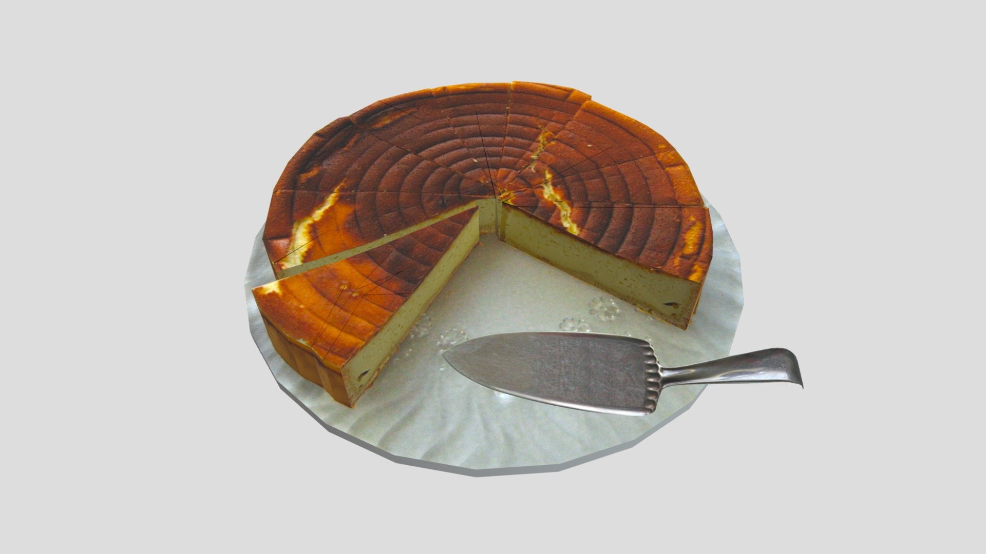 Basque cake - Download Free 3D model by Katydid (@Katydid.) [c37f120 ...