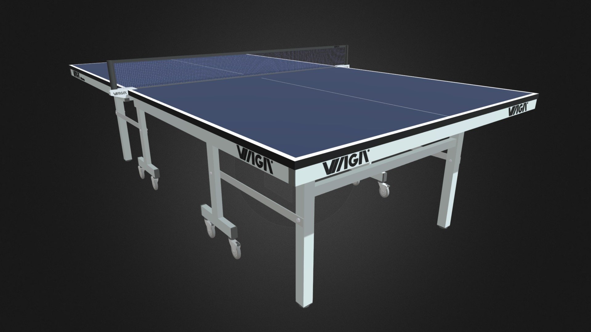 Table Tennis | โต๊ะปิงปองยี่ห้อ WAGA ML - 25 mm - Buy Royalty Free 3D ...