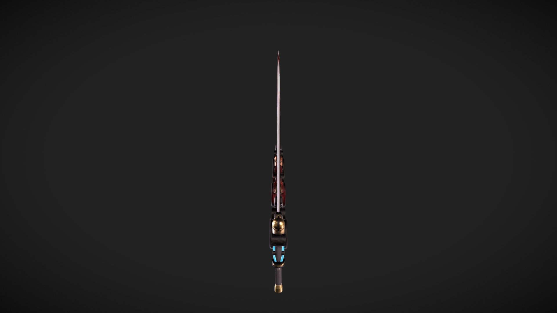 Engine Blade - 3D model by Nitish Nair (@nnair) [c380f03] - Sketchfab