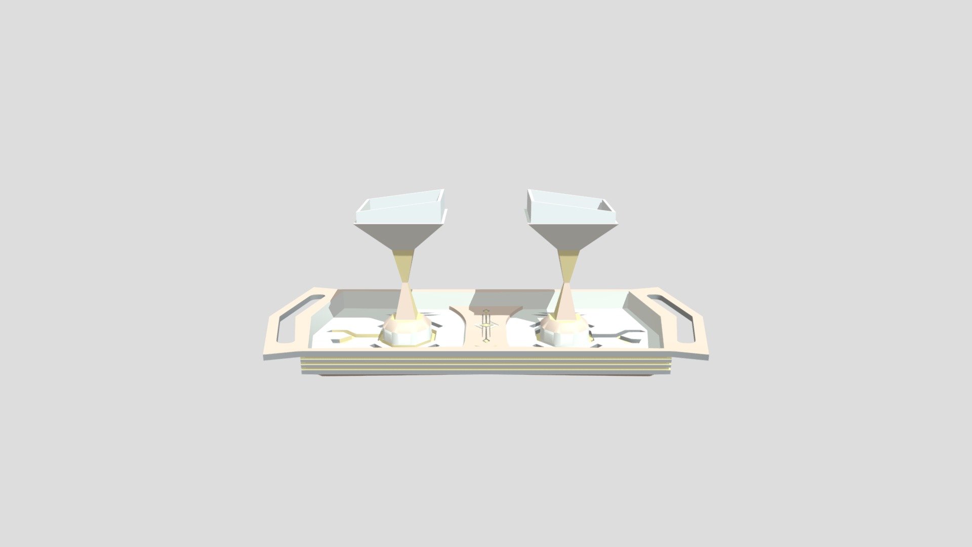Ritual Glass And Tray Set - 3D model by jakekaywell [c381568] - Sketchfab