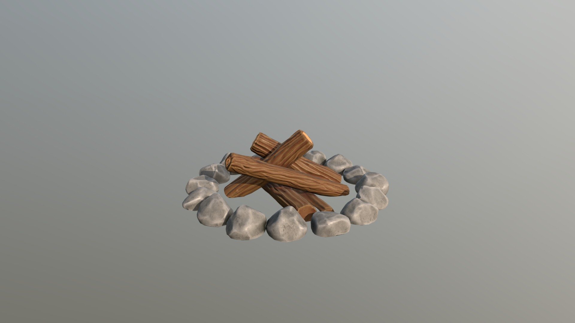 Stylized Campfire - 3D model by Charlotte Kimberly Andreassen ...
