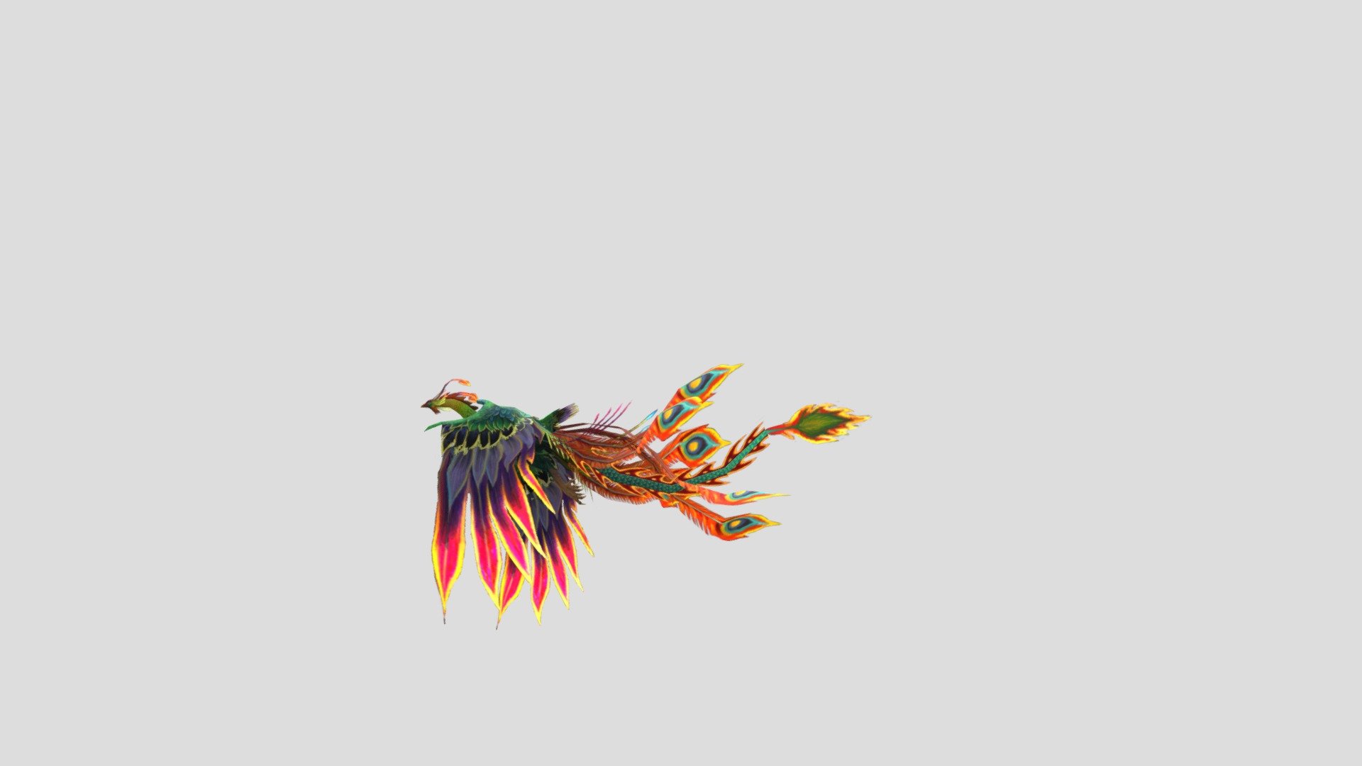 phoenix_bird - Download Free 3D model by kidakai12 [c3842b5] - Sketchfab
