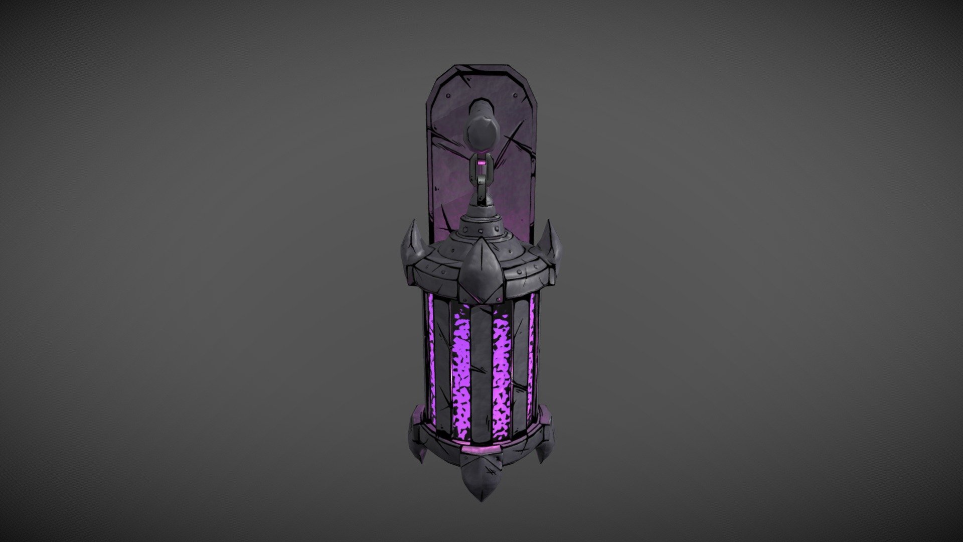 Stylized Mounted Wall Lantern - 3D model by Sketchtopia (@Sketch.topia ...