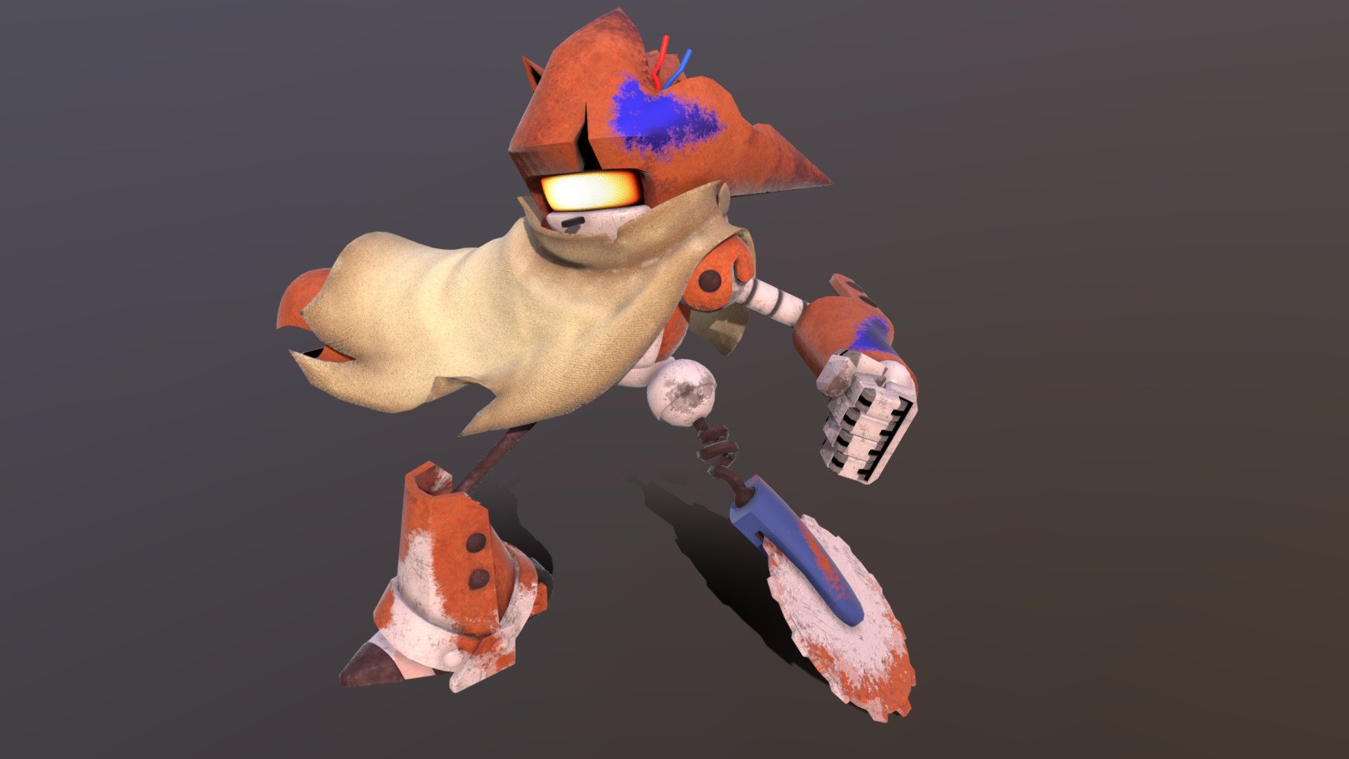 Mecha Sonic - Scrapnik Island - 3D model by DenDen5 [c38475f] - Sketchfab
