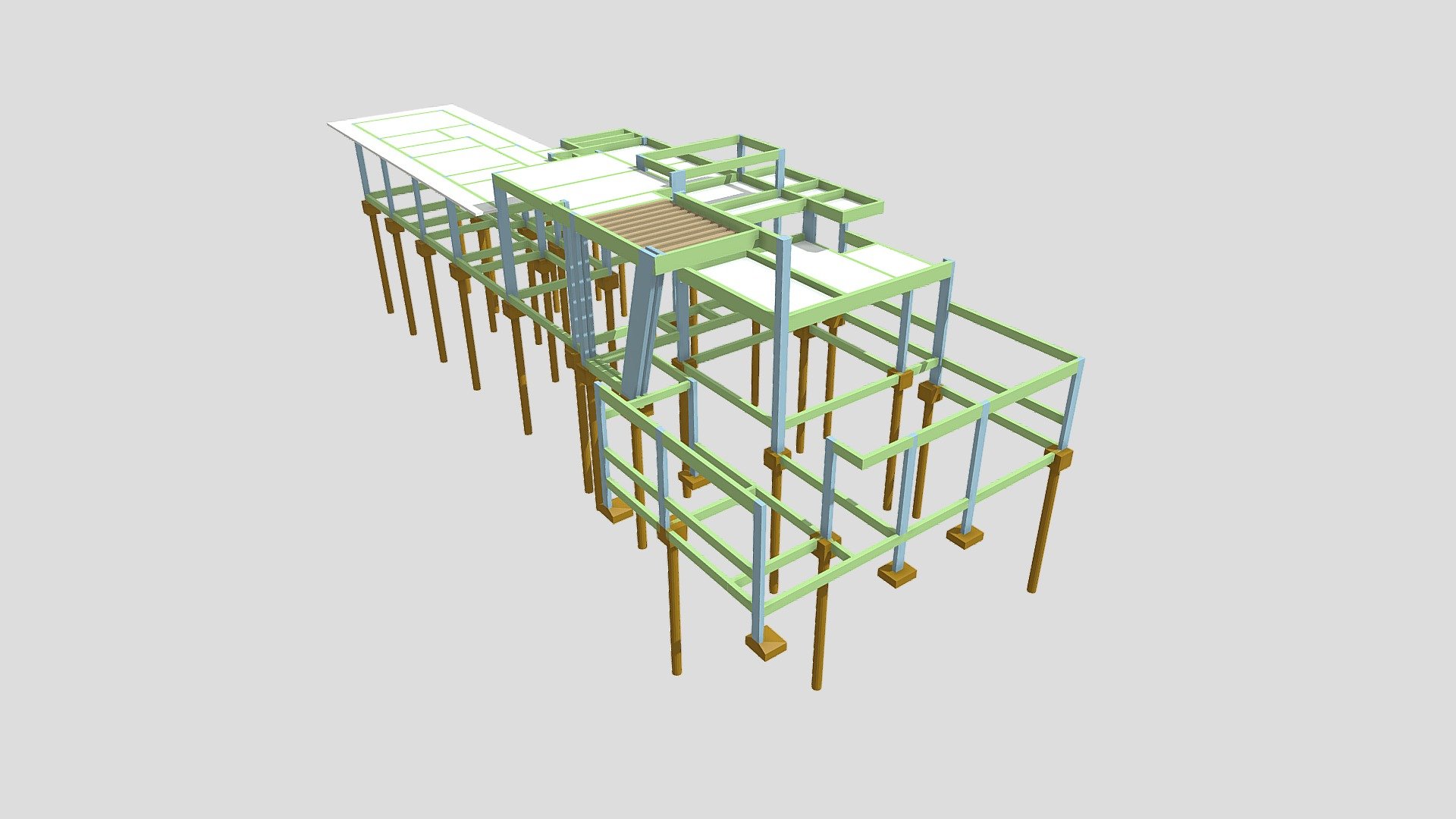 PROJETO ESTRUTURAL - MLR - 3D model by Saulo Lacerda - Projetos ...