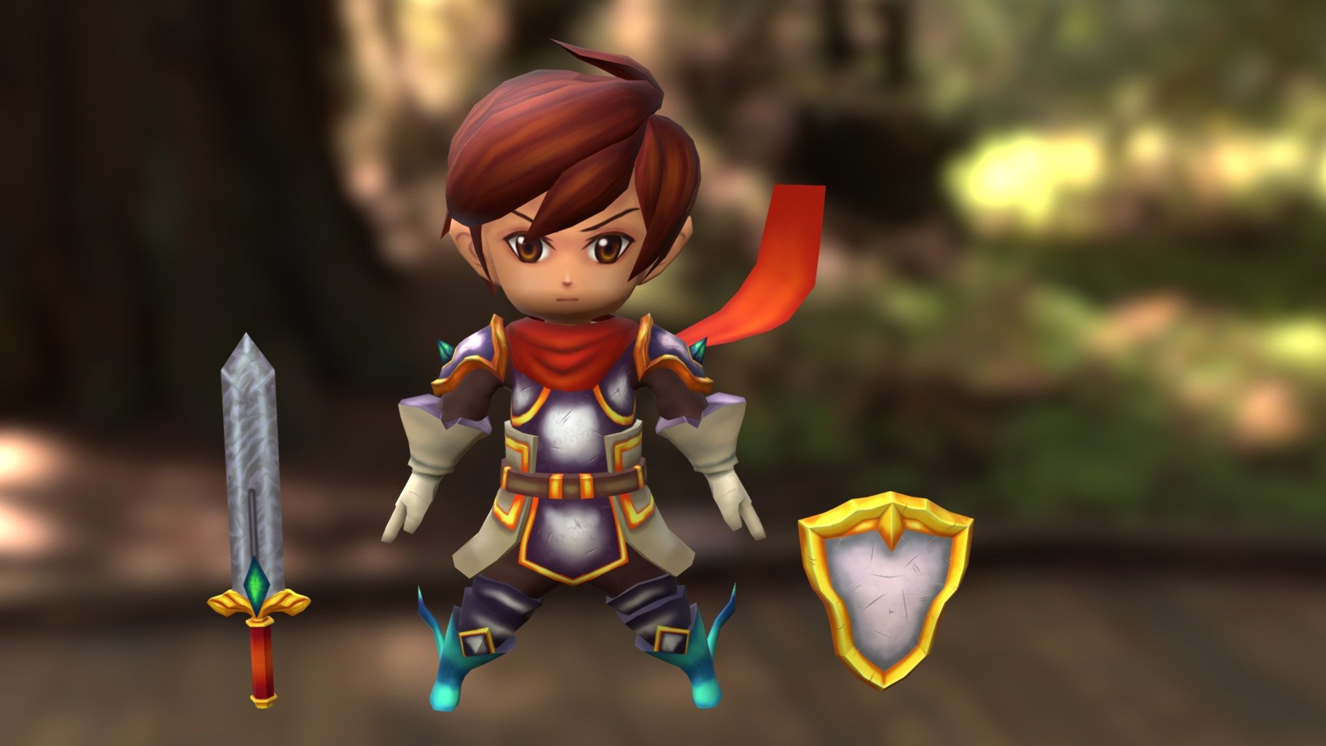 Knight@model - 3D model by Benjamin.Lee [c3862ea] - Sketchfab