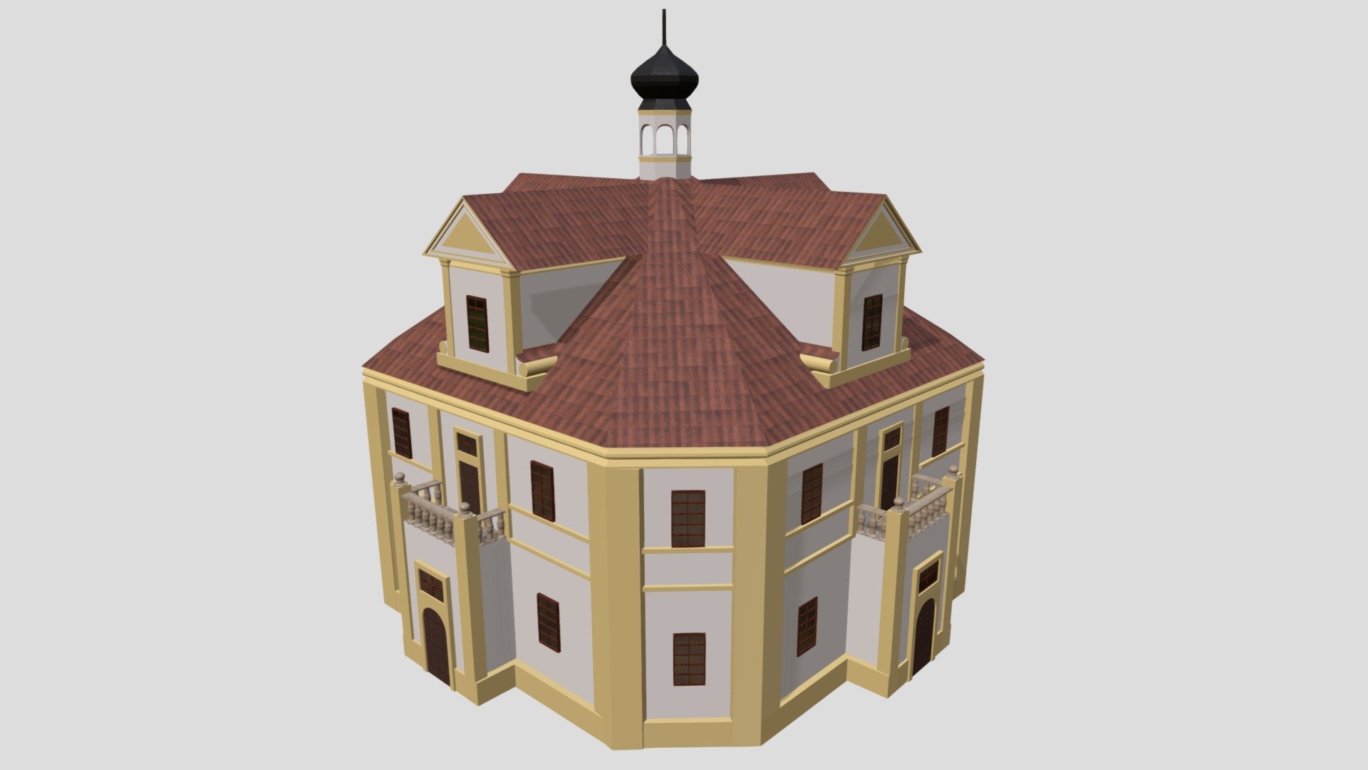 Letohrádek Belveder - 3D model by NDN_Tech [c3871af] - Sketchfab