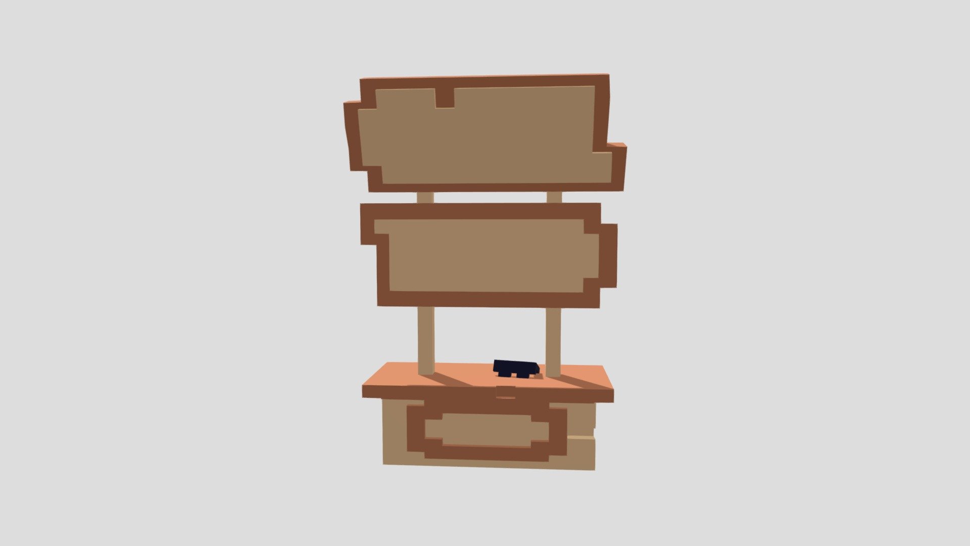 Pls Donate Pixel Booth - Download Free 3D model by metalian0 [c387458 ...