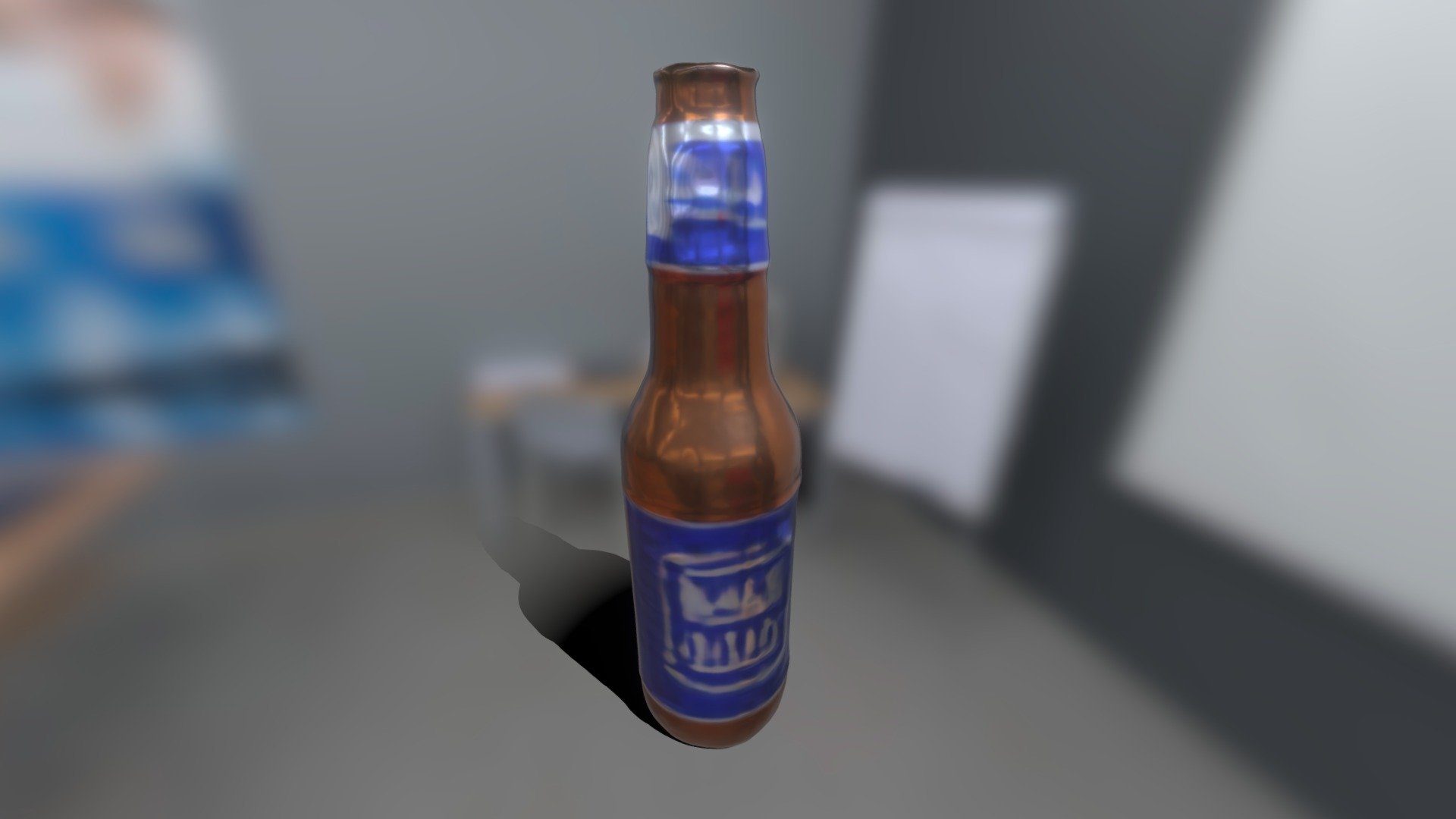 A Bottle Of Beer - Download Free 3D model by urbanmasque [c38796c ...
