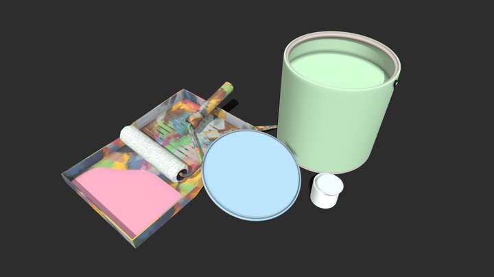 Paintbrush 3D models - Sketchfab