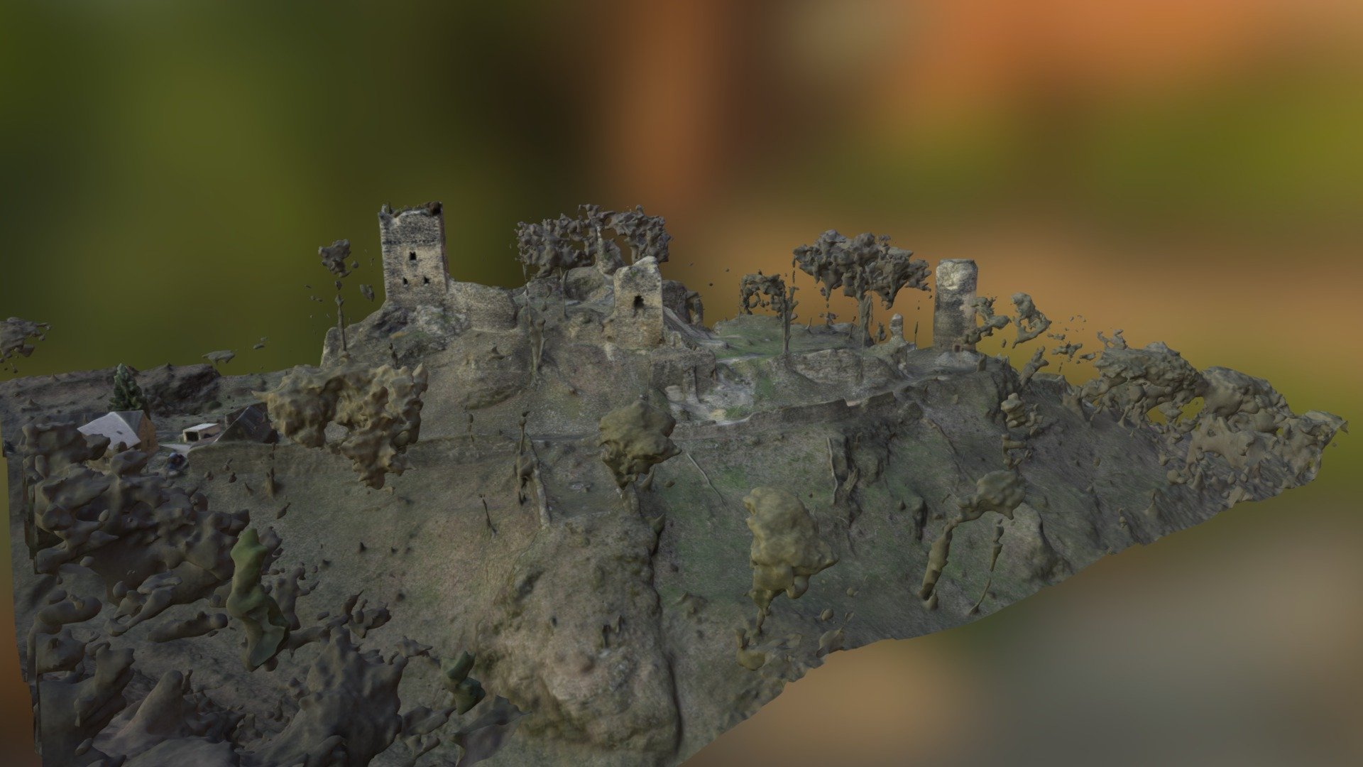 Ryzmburk castle - 3D model by Jan Pacina (@jan.pacina) [c3882e5 ...