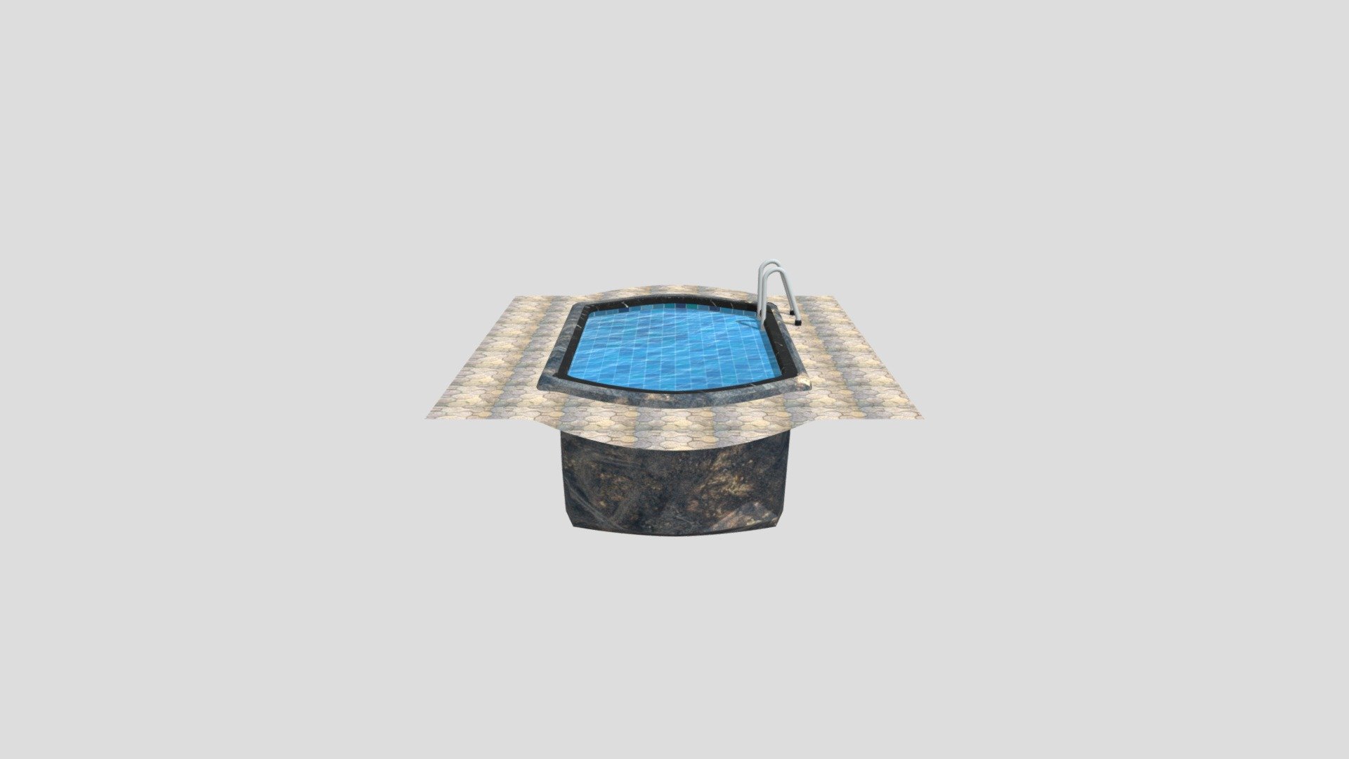 Swimming Pool with texture - Download Free 3D model by aymanalkady ...