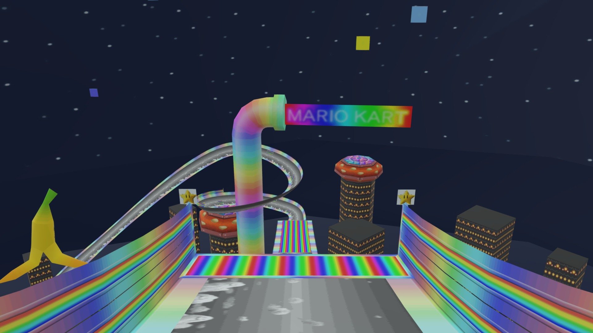 Rainbow Road - Download Free 3D model by Polygonal_64 (@LegoshiFan ...