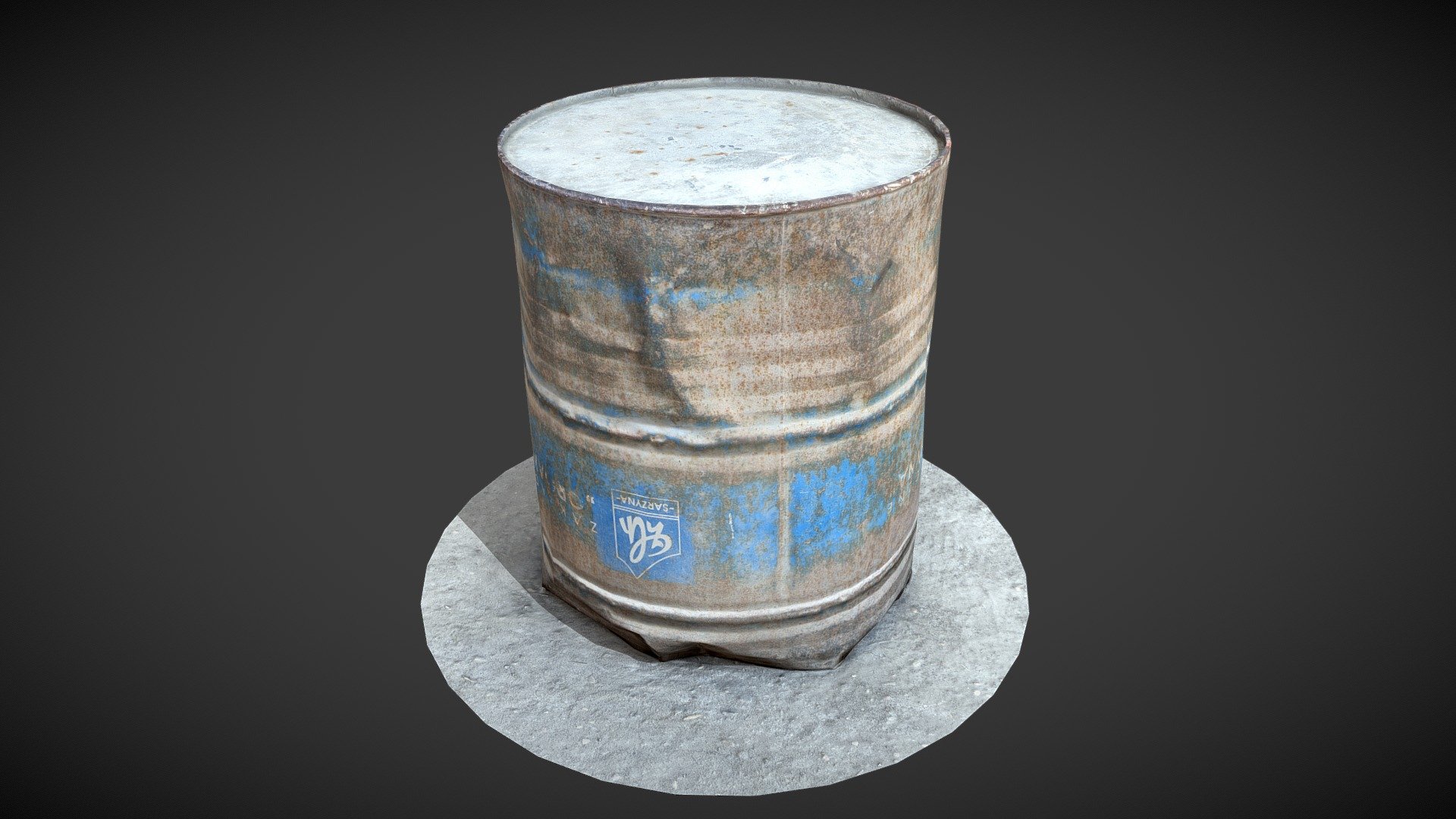 Old Metal Barrel [LowPoly] - Download Free 3D model by hoxsvl [c38a5ab ...