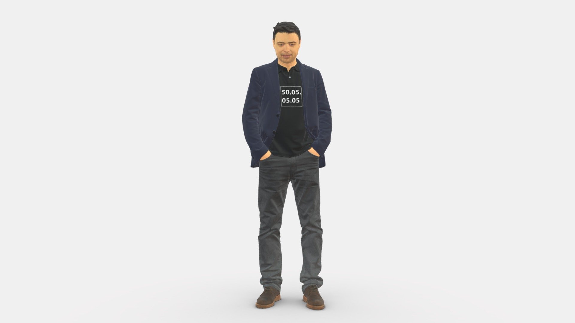 Man with number on t-shirt 0458 - Buy Royalty Free 3D model by 3DFarm ...